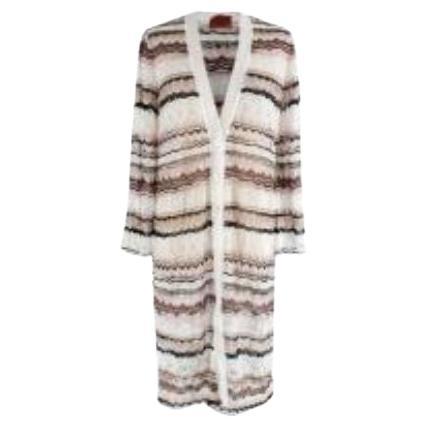 Magnificent Vintage Missoni Purple Pink Maxi Sequin Duster Cardigan at ...