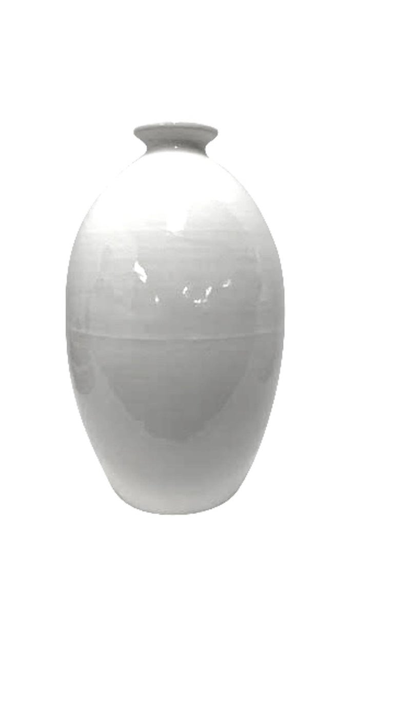 Cream Sculptural Shapes Extra Large Ceramic Vases, China, Contemporary ...