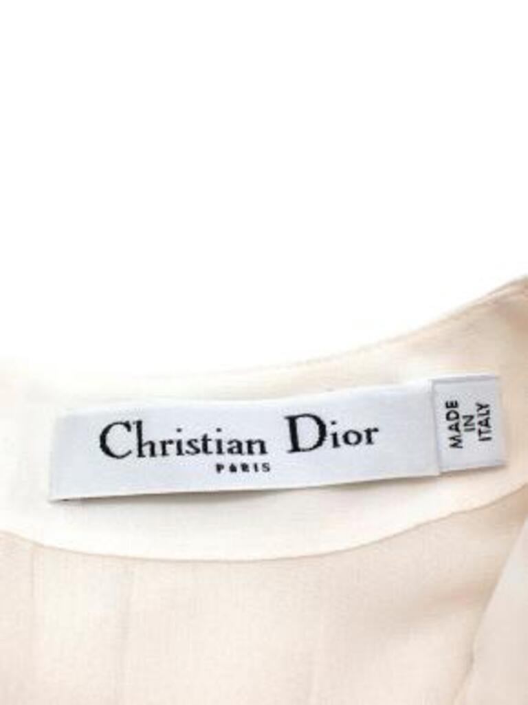 Cream silk crepe shell top and column skirt For Sale at 1stDibs