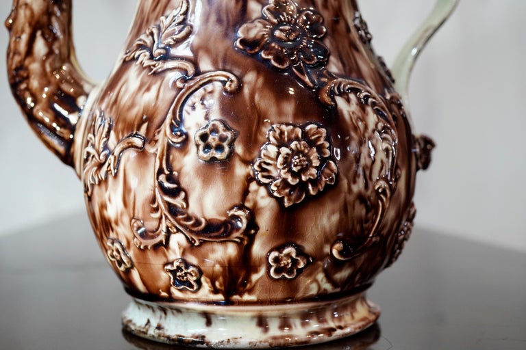 Creamware Coffee Pot, Whieldon Tortoiseshell Glaze, Zorensky Collection ...