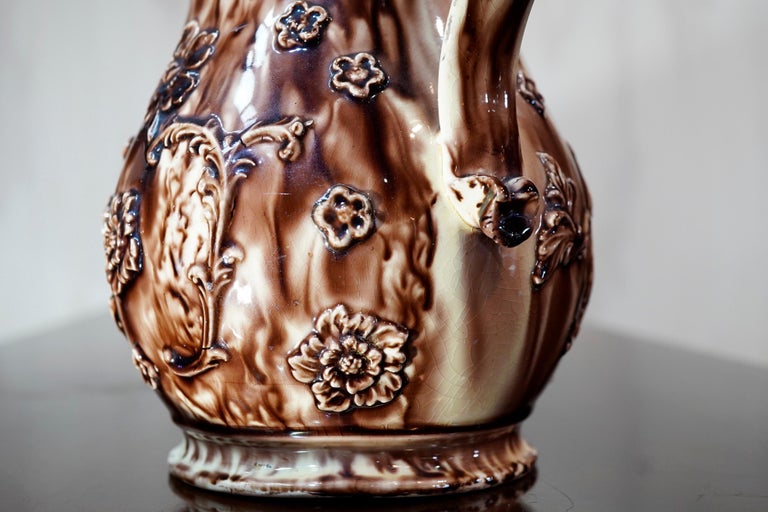 Creamware Coffee Pot, Whieldon Tortoiseshell Glaze, Zorensky Collection ...