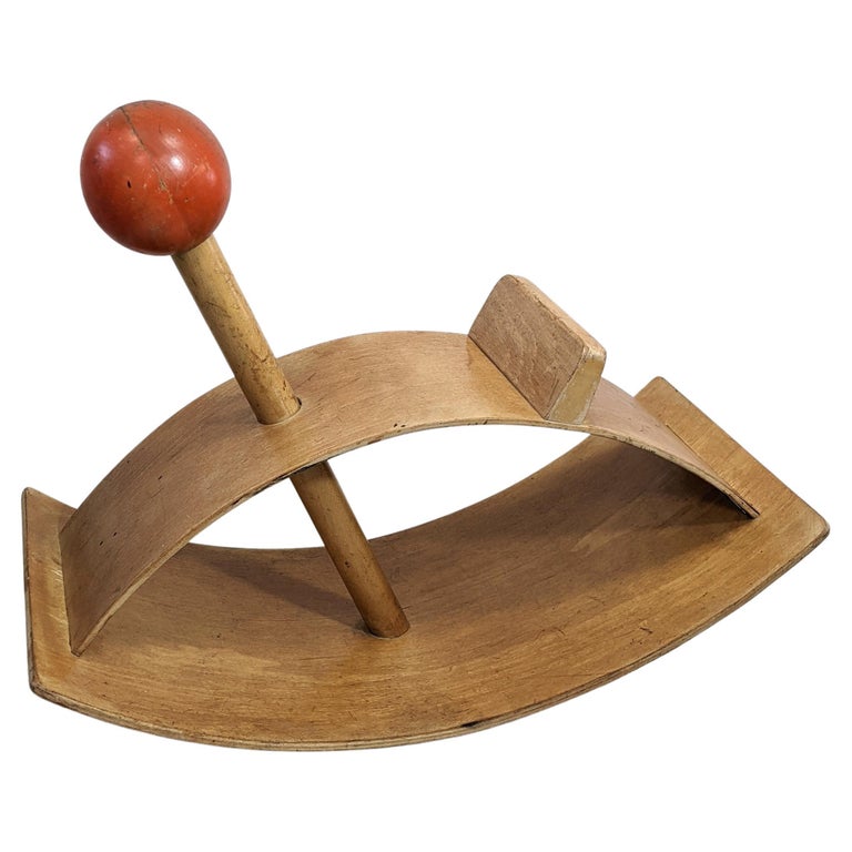 Creative Playthings Mid Century Childs Rocker For Sale at 1stDibs