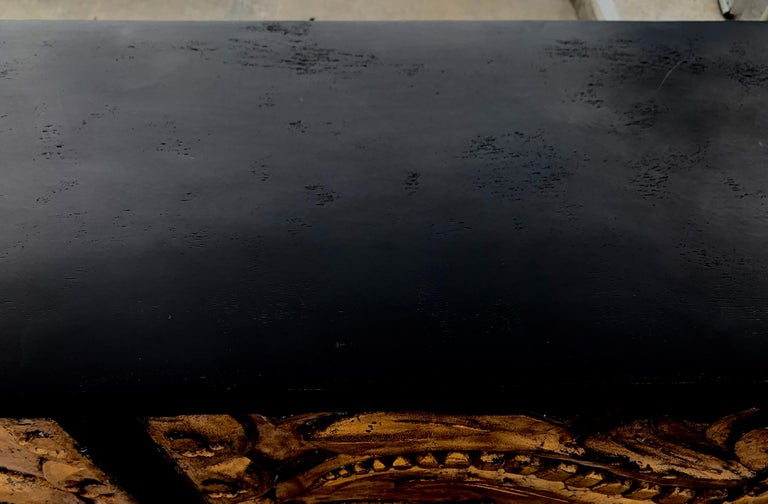 Credenza Carved Gold Leaf Front at 1stDibs