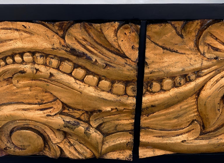 Credenza Carved Gold Leaf Front at 1stDibs