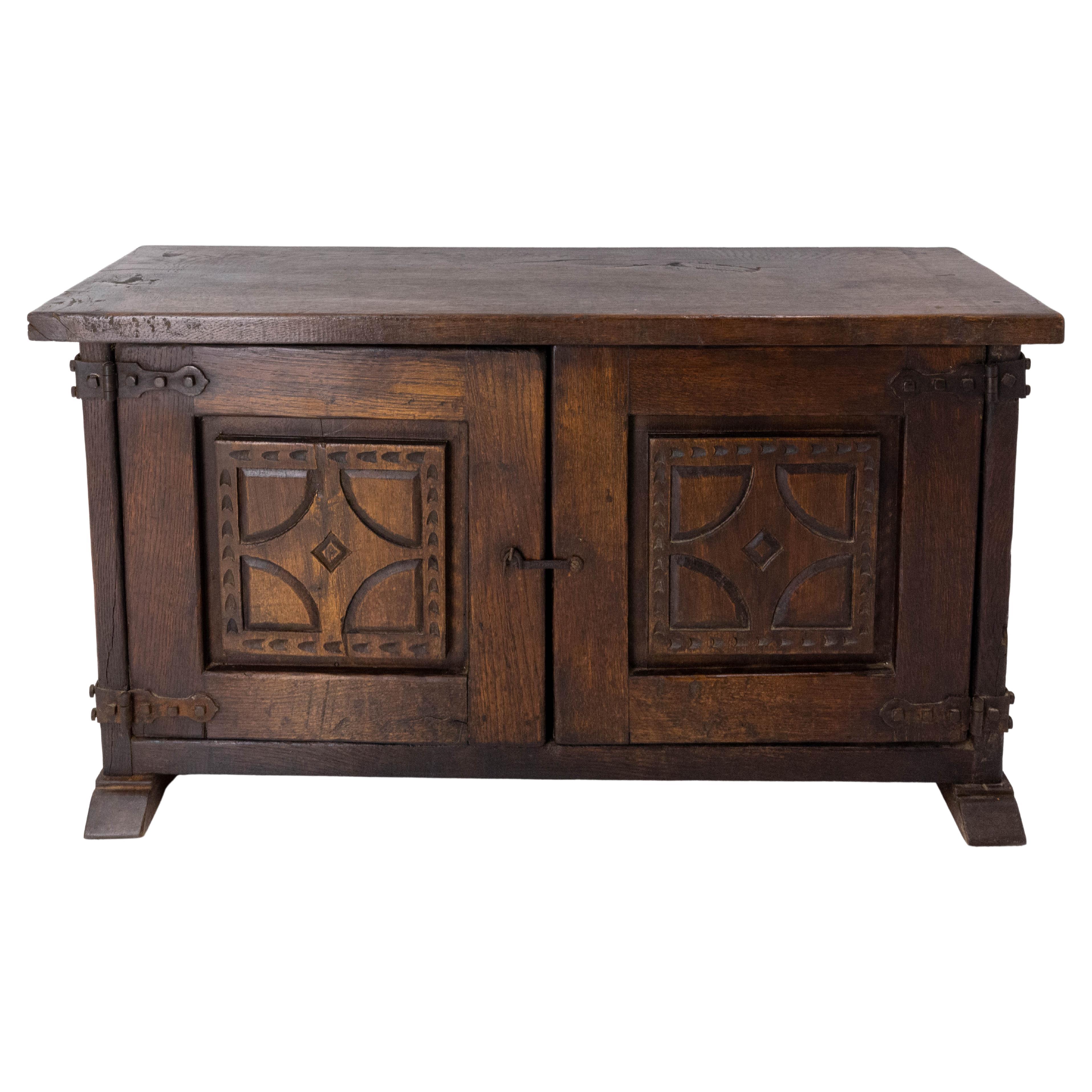 Impressive Red Lacquer Credenza / Buffet / Sideboard at 1stDibs