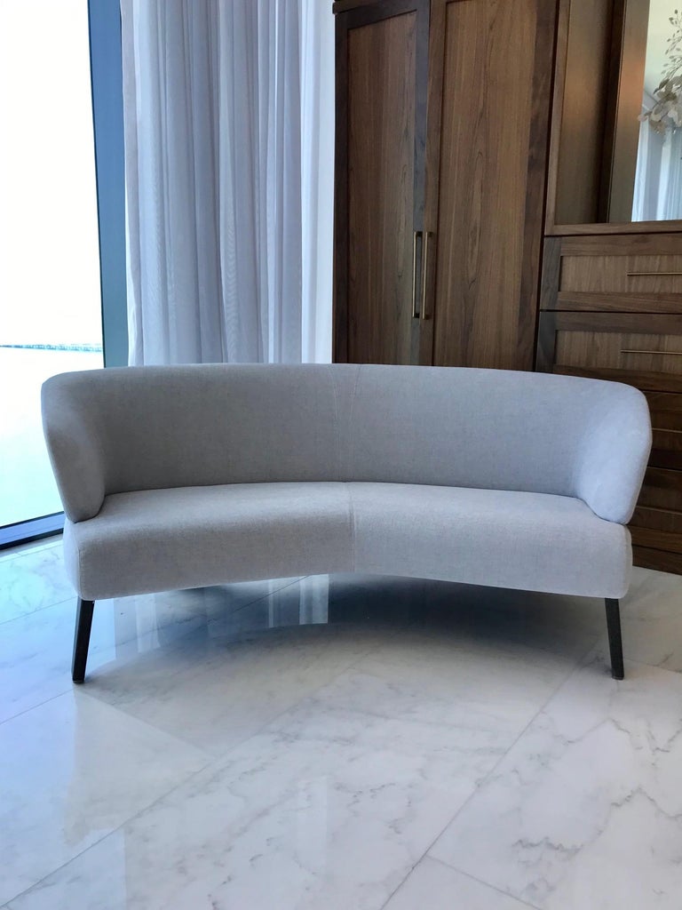 Creed Curved Lounge Sofa Designed by Minotti at 1stDibs