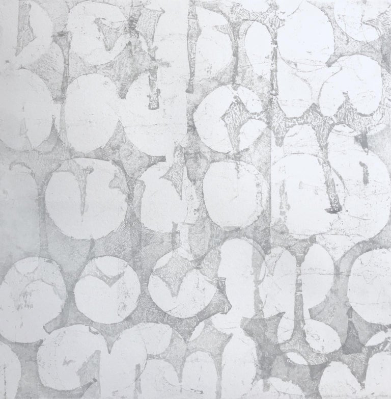 Creighton Michael - "Mute 14", abstract soft ground etching monoprint ...