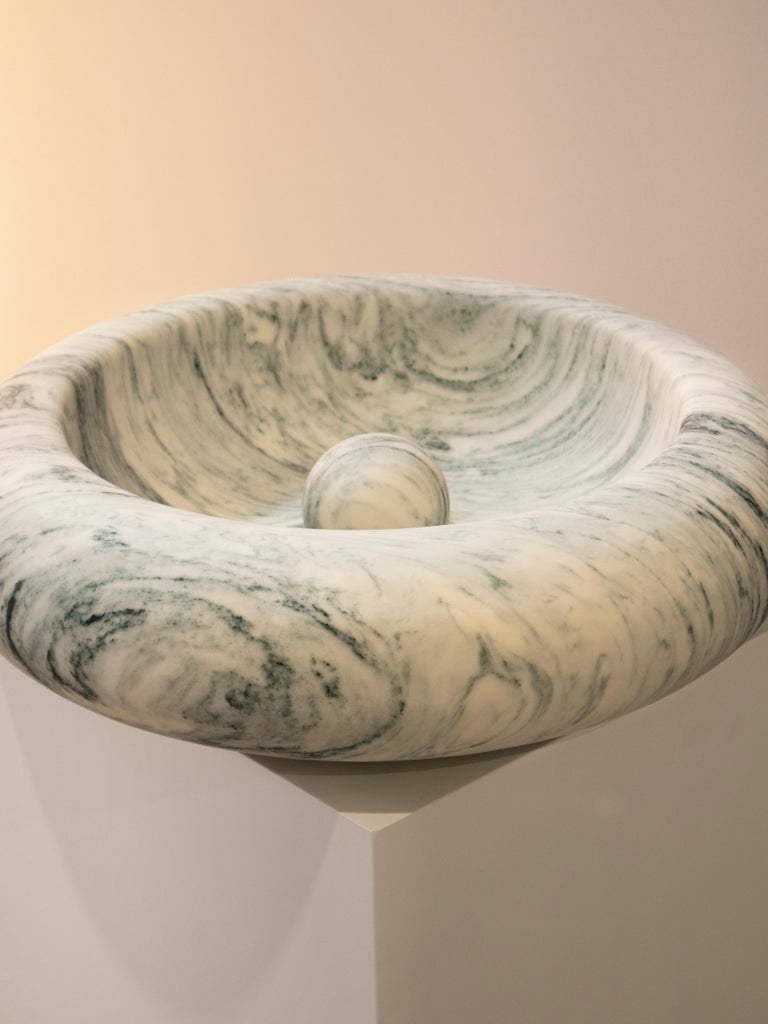 Crema Tirreno Roll Ball Sink by Marmi Serafini For Sale at 1stDibs