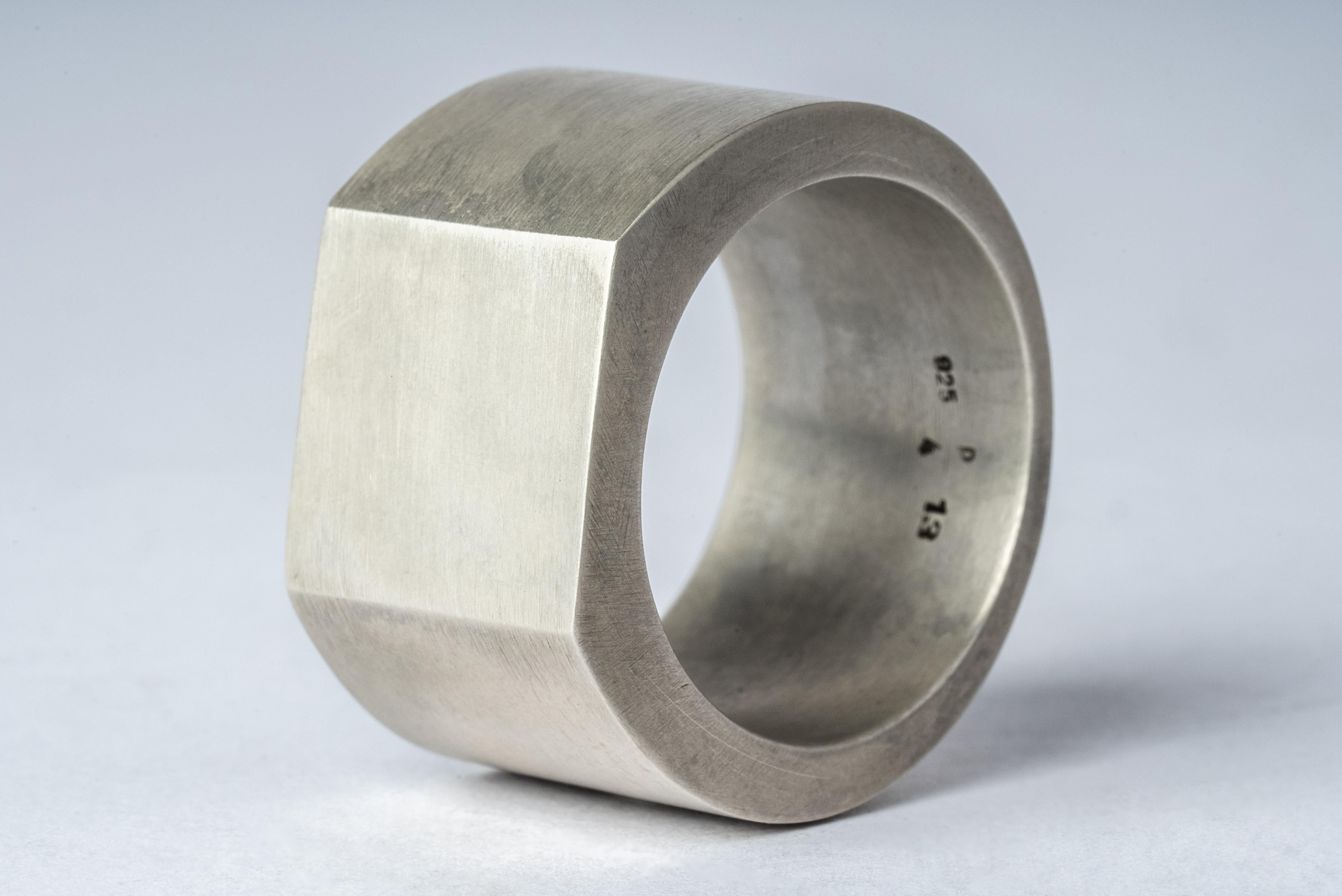 Customizable Crescent Plane Ring (17mm, DA) For Sale at 1stDibs