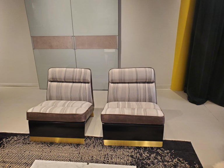 Greta Texture Leather Armchair by Draga and Aurel for Baxter For Sale ...