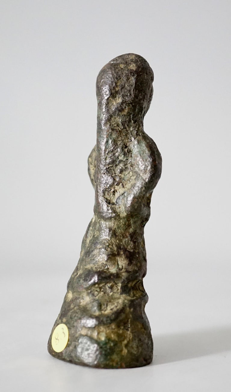 Crete, Minoan Bronze Female "Snake Goddess" Votary For Sale at 1stDibs