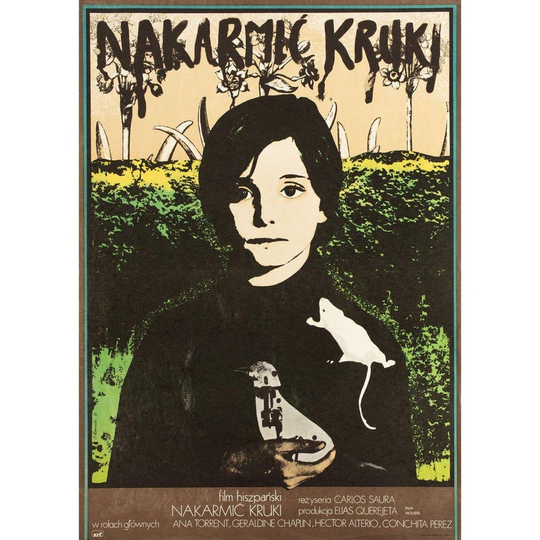 Cria Cuervos 1977 Polish B1 Film Poster For Sale at 1stDibs