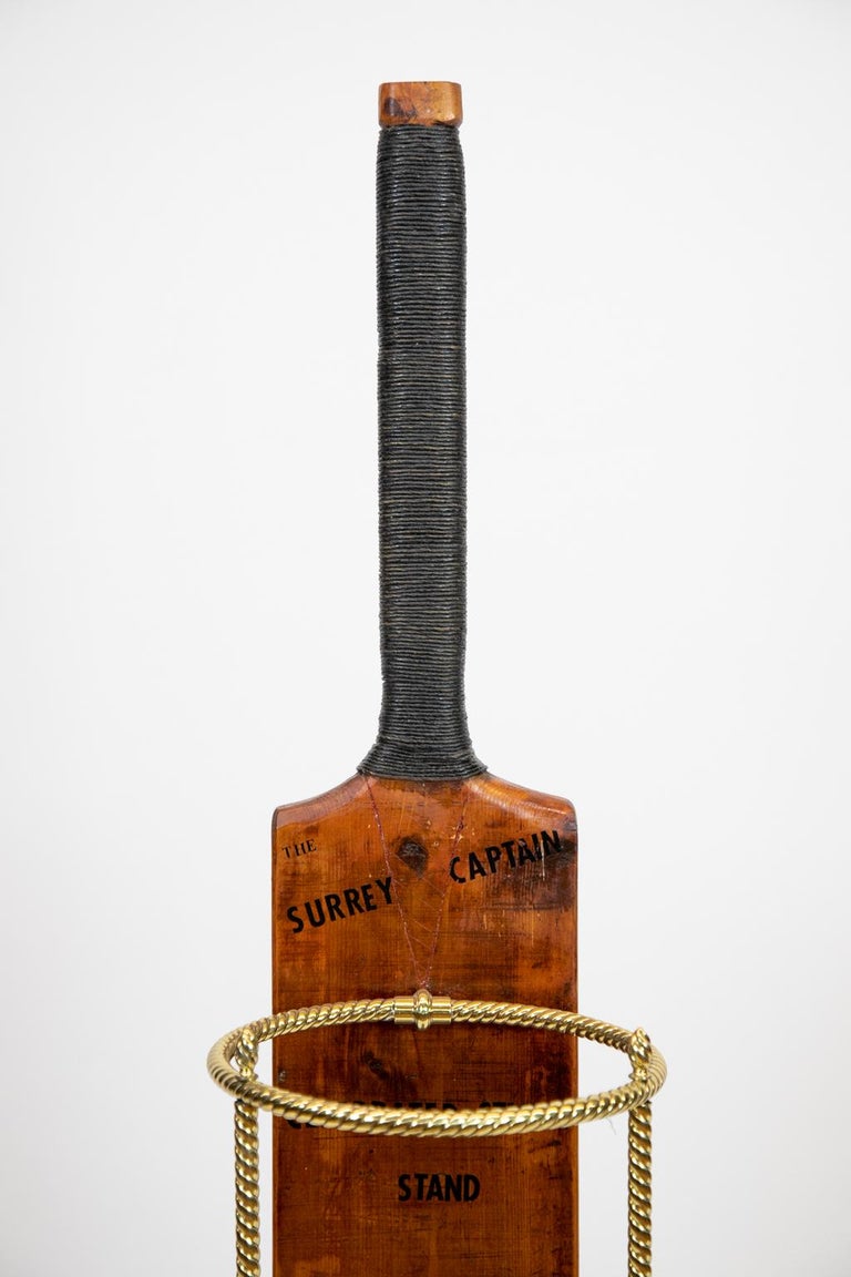 Cricket Bat Cane Stand For Sale at 1stDibs | cricket bat stand, cane ...