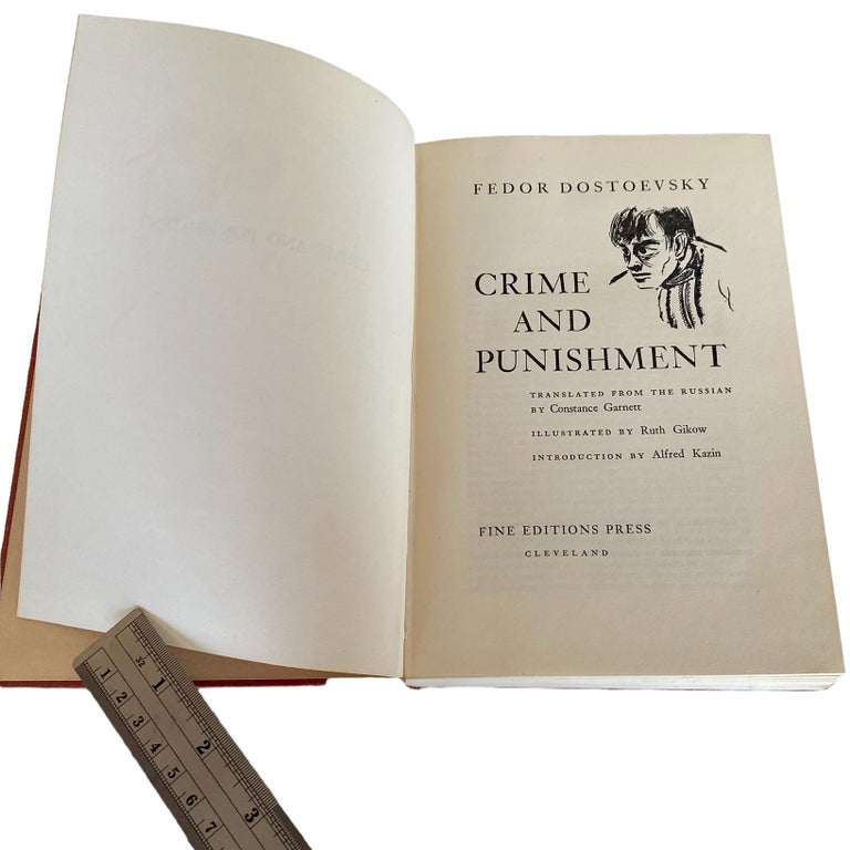 Crime and Punishment by Dostoevsky - First Edition Antique Book at 1stDibs