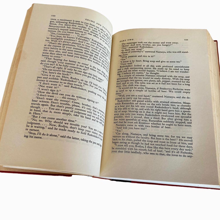 Crime and Punishment by Dostoevsky - First Edition Antique Book at 1stDibs