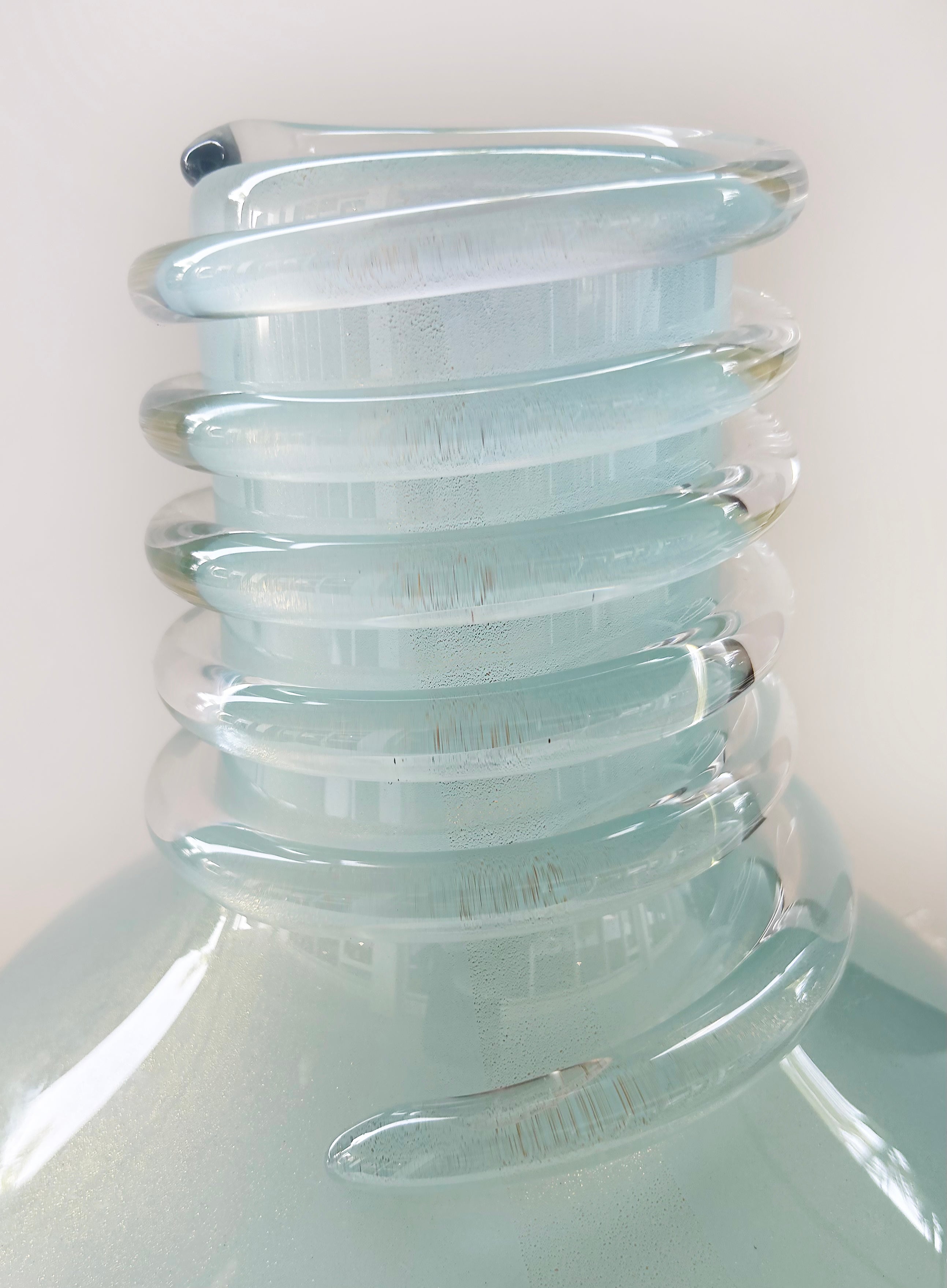 Cristais di Murano 24K Gold Infused Translucent Glass Vase with ...