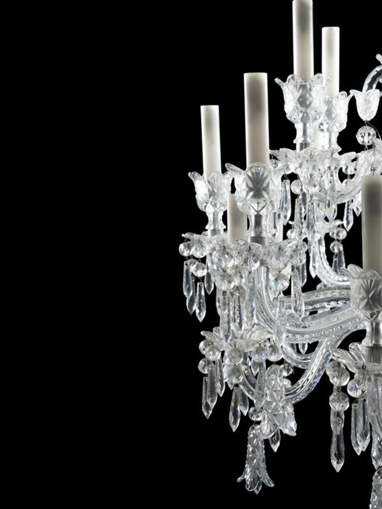 Cristalleries De Baccarat, a Large Pair of French Cut-Crystal Tsarine ...