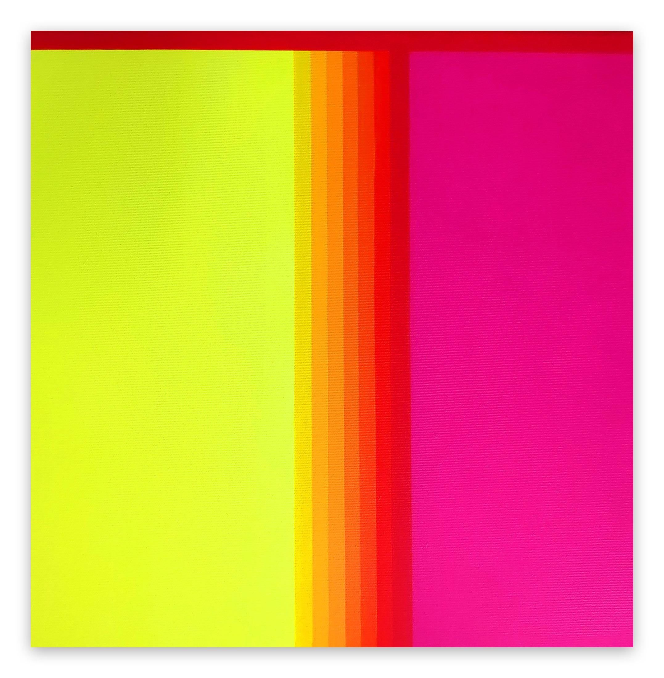 Cristina Ghetti - Red gradient (Abstract Painting) For Sale at 1stDibs