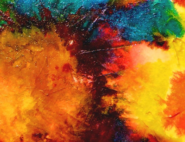 Cristina Stefan - Abstract Energy, Painting, Acrylic on Canvas For Sale ...