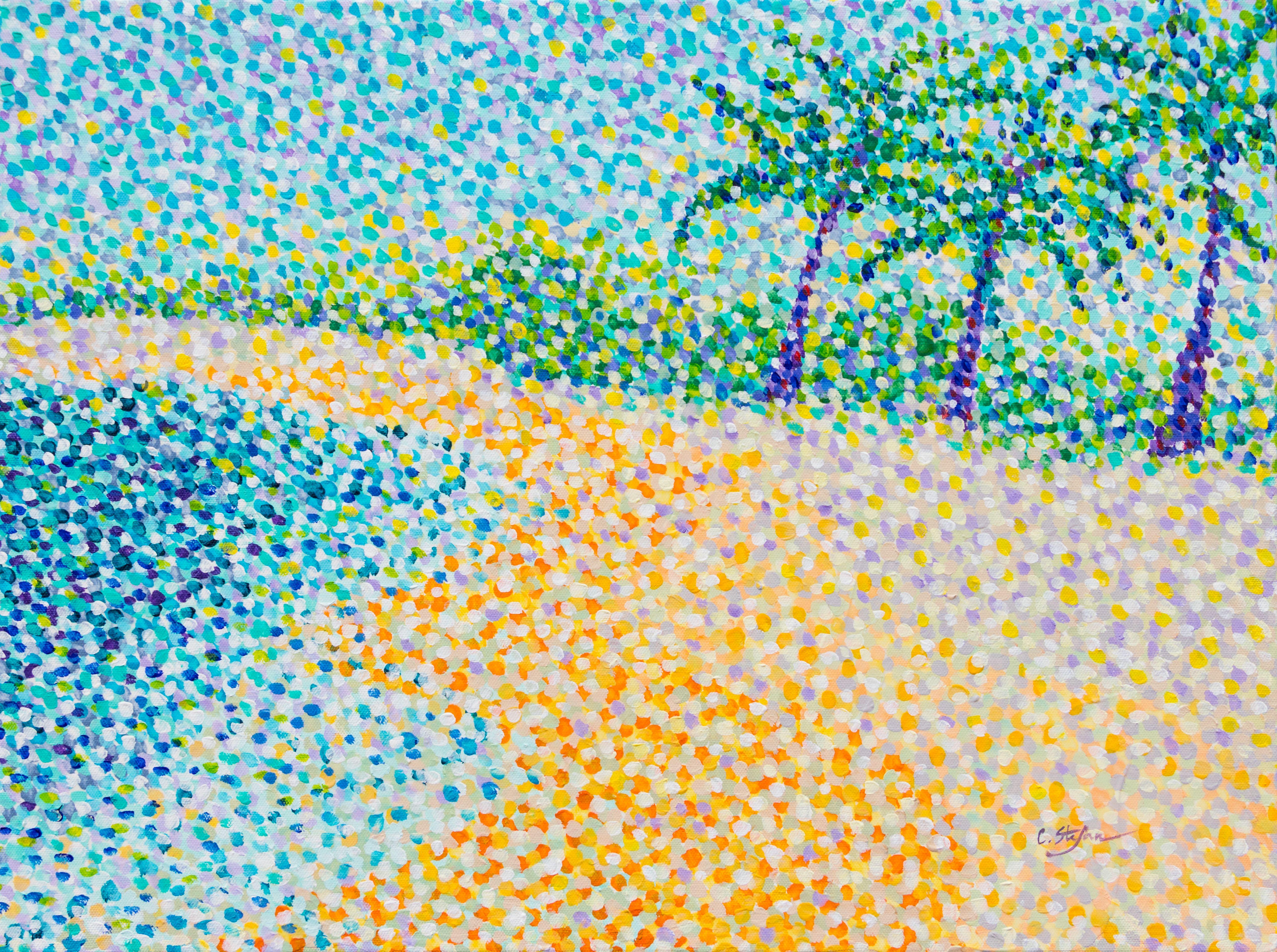 Pointillist Paintings - 87 For Sale at 1stDibs