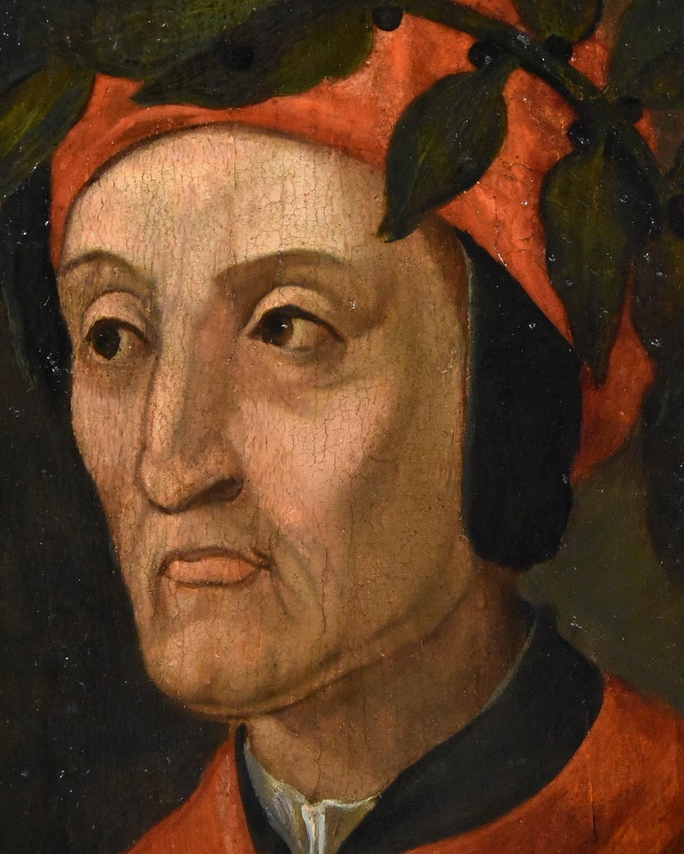 16/17th Century Florentine School Portrait Dante Alighieri Old master ...