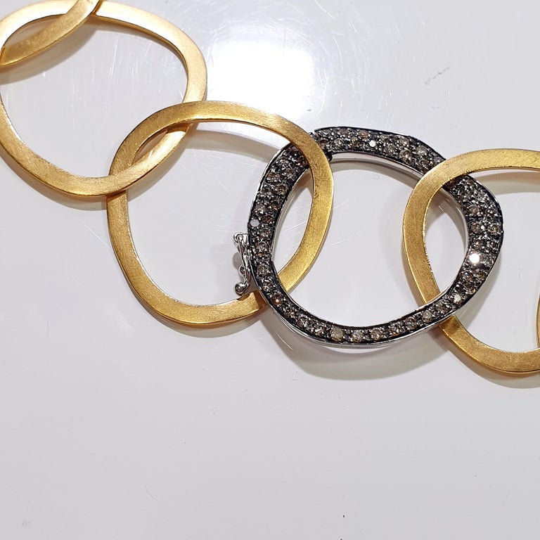 Crivelli Rock Crystal with Pavé of Diamonds in 18 Karat Matt Finish ...