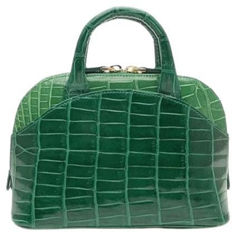 Giòsa Milano Crocodile mini bag size Unique at 1stDibs