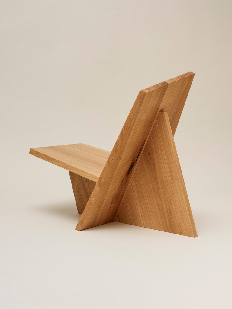 Crooked Lounge Chair by Nazara Lazaro For Sale at 1stDibs