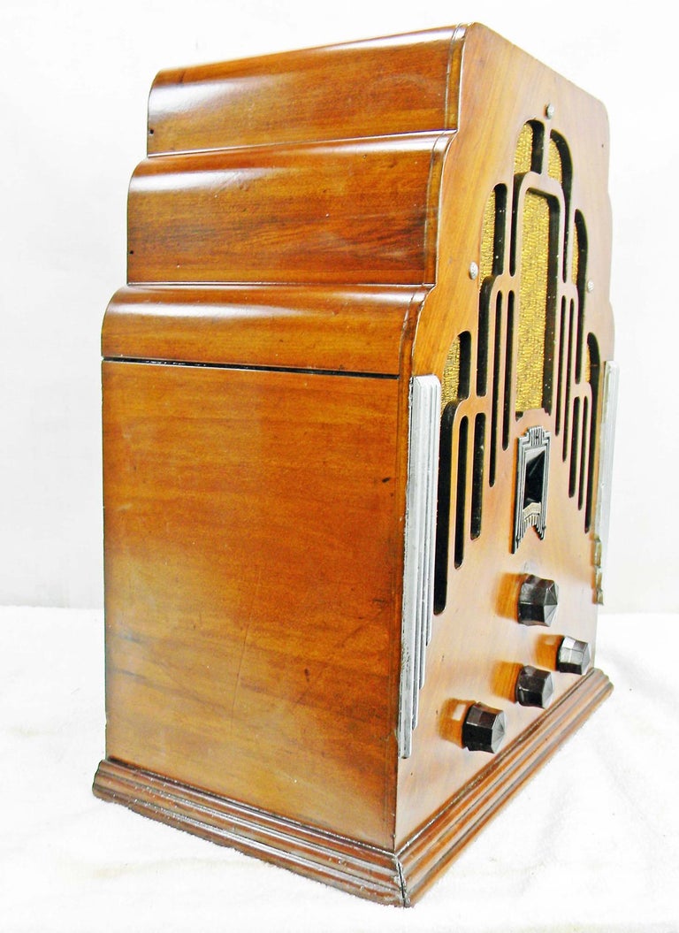 Crosley Art Deco 179 "Dual Four" Antique Tombstone '1934' Radio For ...