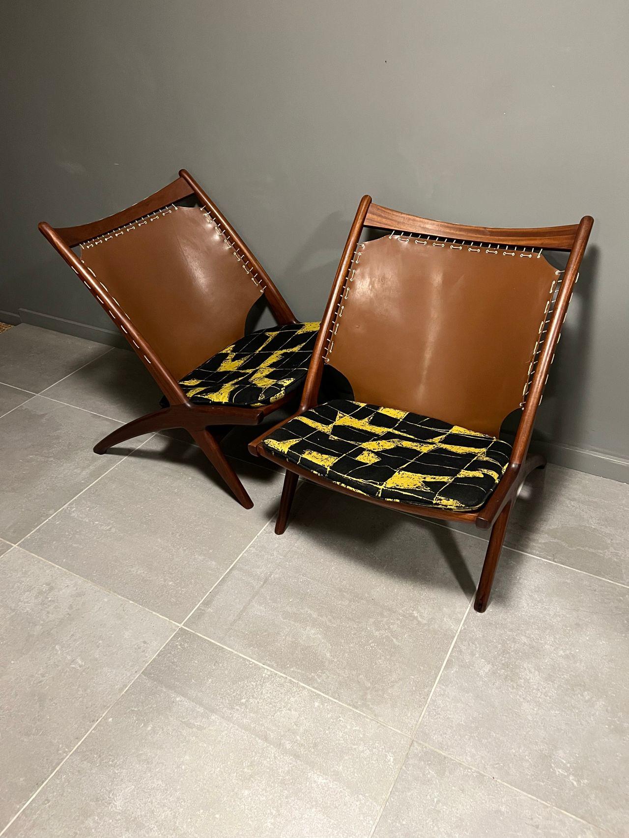 Cross Chairs, Fredrik A. Kayser For Sale at 1stDibs