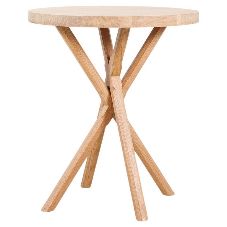 Bond Side Table - Solid oak by Lynnea Jean, In-stock For Sale at 1stDibs