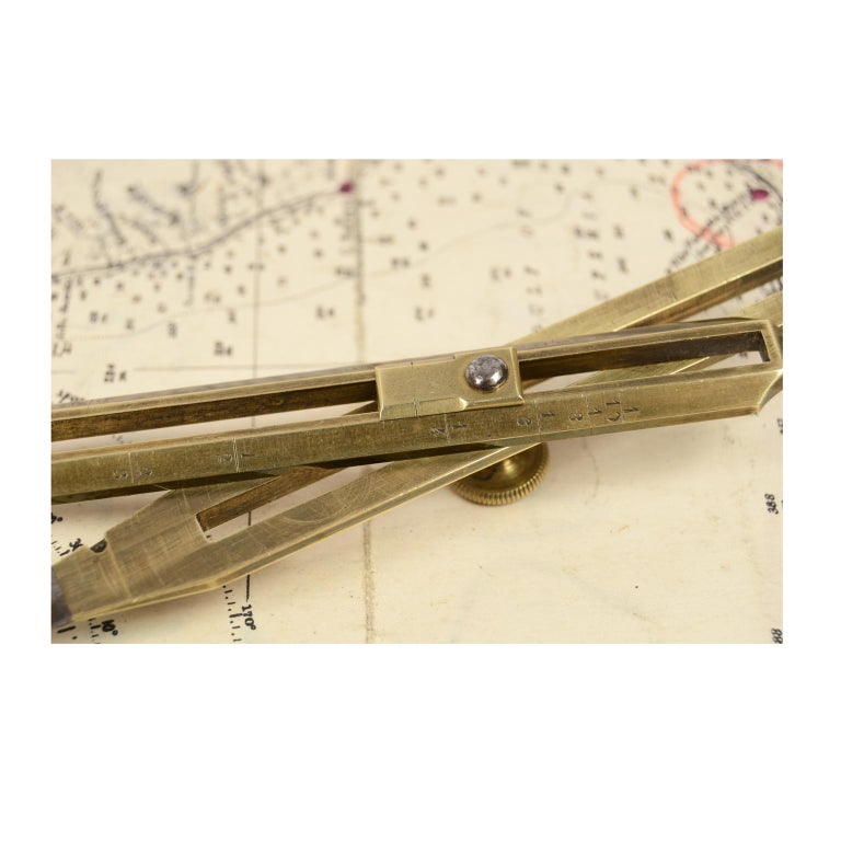 Cross-Legged Reduction Compass of Brass and Steel Italy 1760 circa at ...