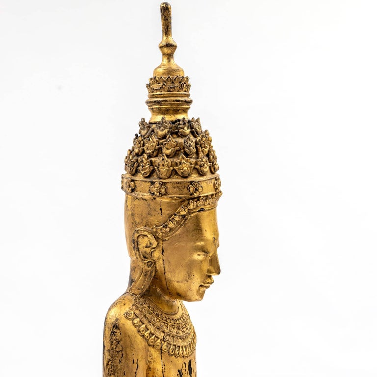 Crown Buddha, from Temple in Burma For Sale at 1stDibs