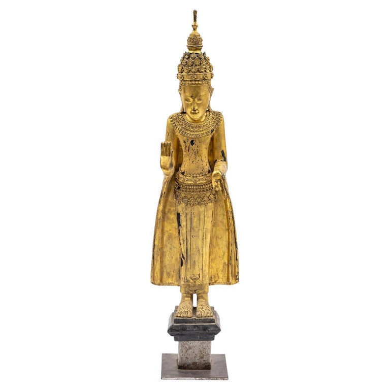 Crown Buddha, from Temple in Burma For Sale at 1stDibs
