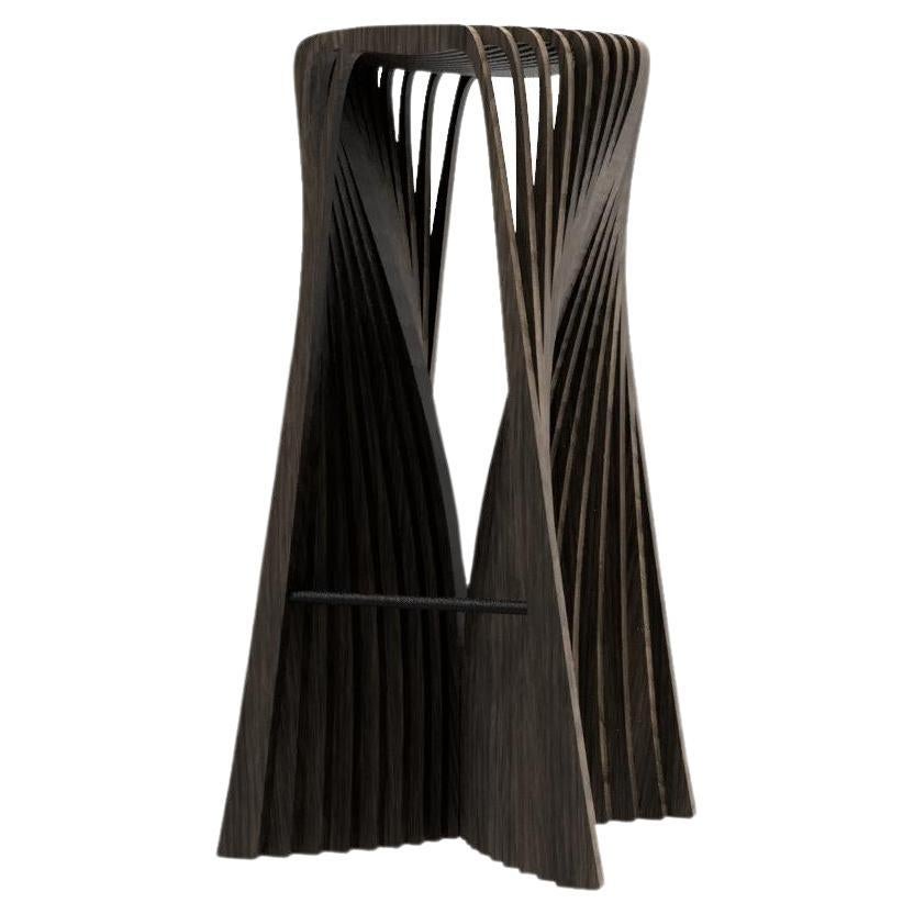 Wooden Stool 'crown', a Different Design For Sale at 1stDibs