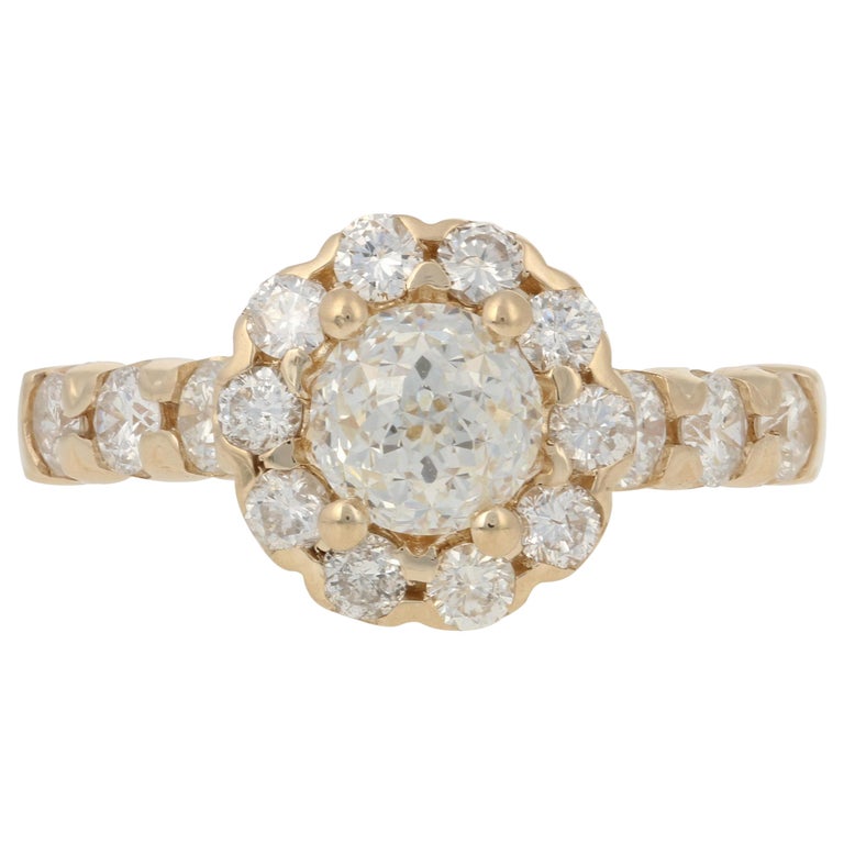 Crown of Light Diamond Engagement Ring Yellow Gold, 14k Crown Light 2 ...