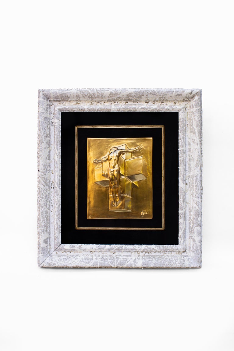 Salvador Dali "Crucifixion Corpus Hypercubus" Gold Edition Relief ...