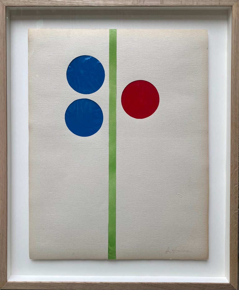 Crumpled plastic composition - Albert Chubac For Sale at 1stDibs