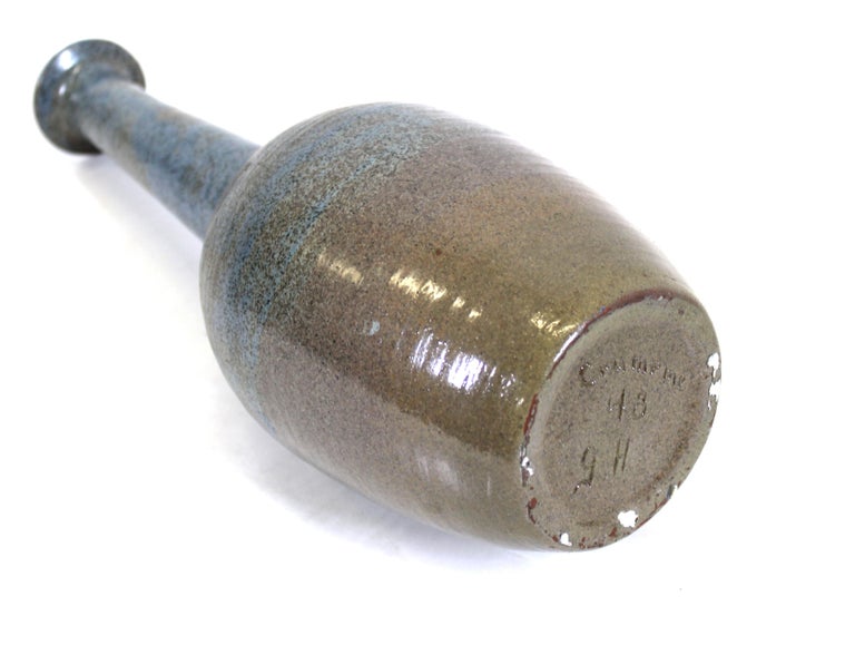 Crumrine Mid-Century Modern Art Studio Pottery Vase For Sale at 1stDibs