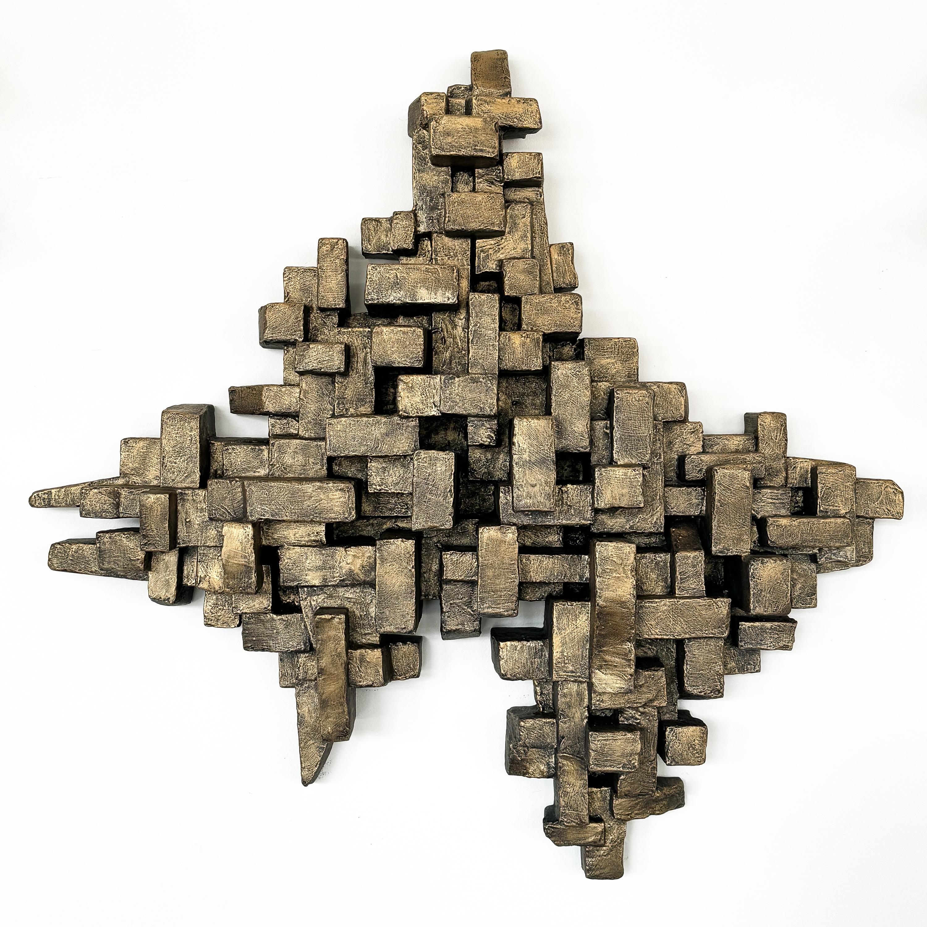 "Crustacea I" Abstract Wall Sculpture by Dan Schneiger For Sale at 1stDibs