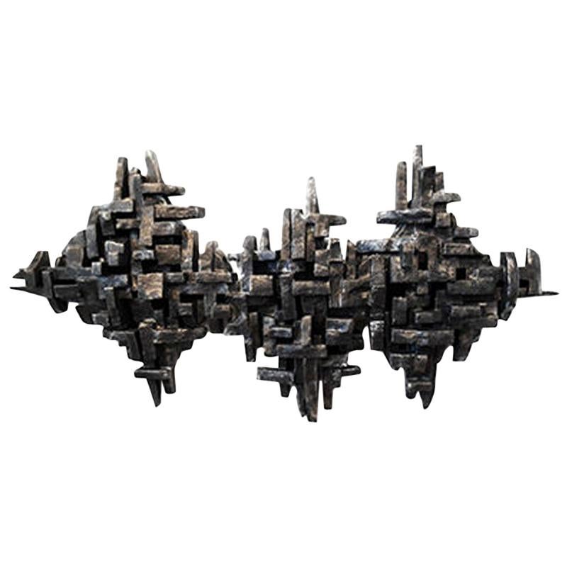 "Crustacea III" Wall Sculpture by Dan Schneiger For Sale at 1stDibs