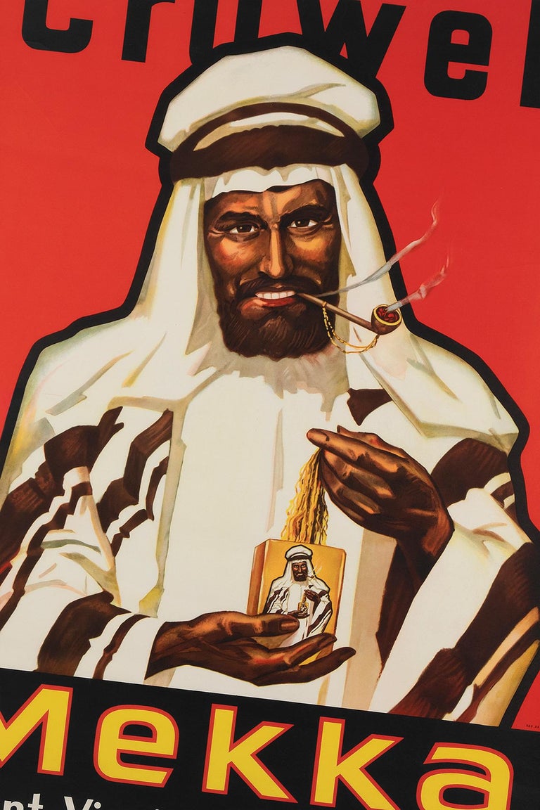 Crüwell Mekka Poster mattiert mit Uv-Schutzglas, 1939 im Angebot bei ...