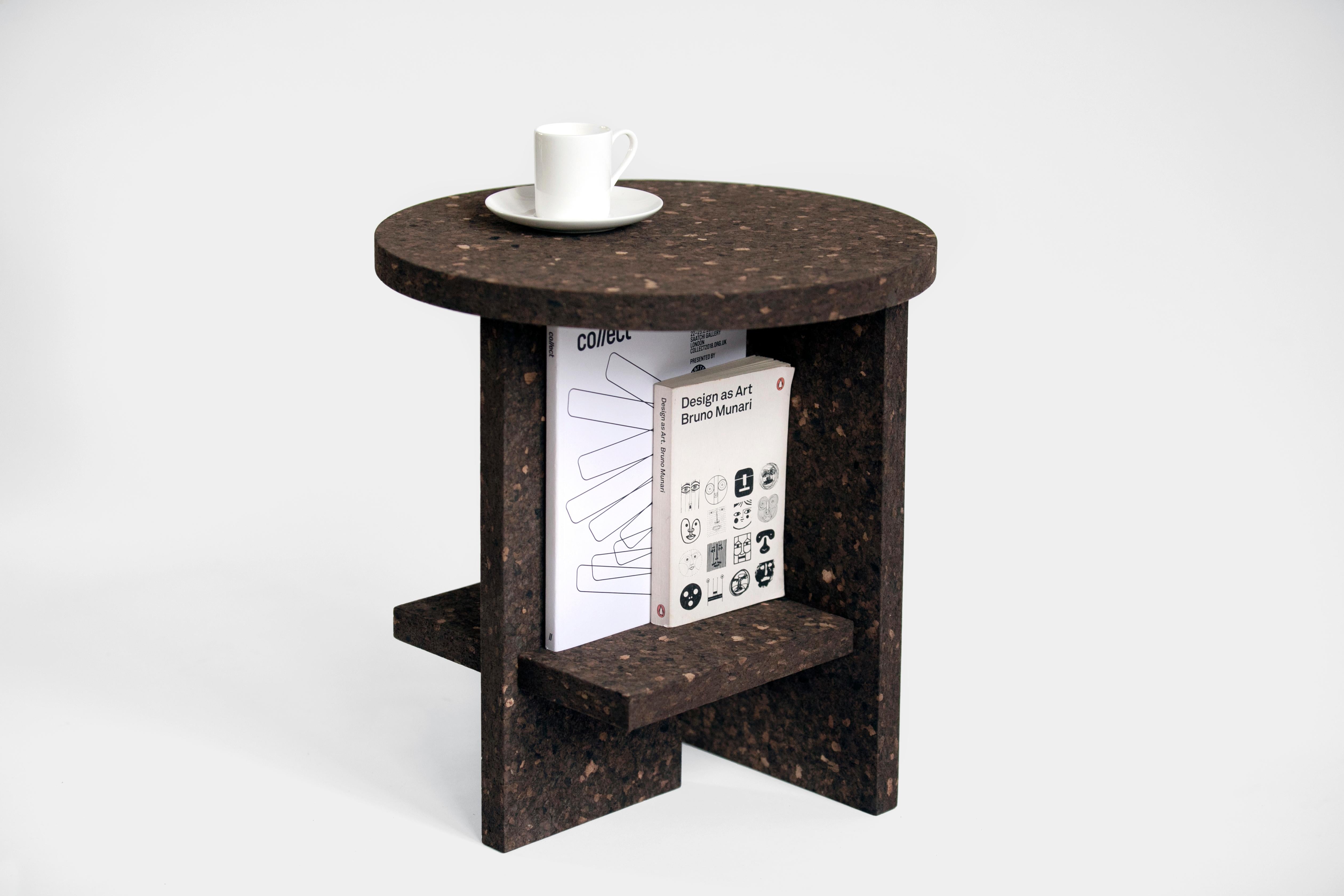 Cruz Del Sur Dark Cork side tables at 1stDibs | cork table