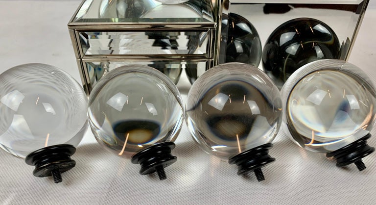 Set of Ten Crystal Ball Finials For Sale at 1stDibs | crystal ball finials
