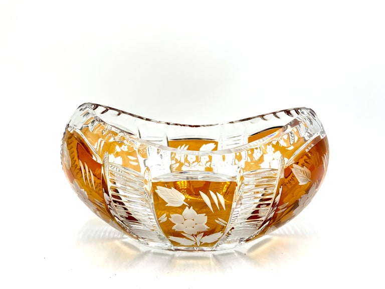 Crystal Bowl, Julia Glassworks, Poland, 1960s For Sale at 1stDibs