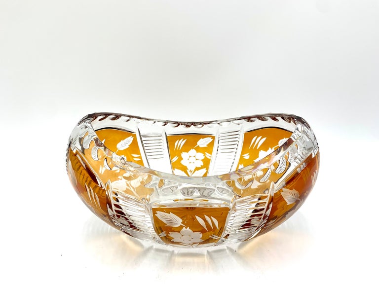 Crystal Bowl, Julia Glassworks, Poland, 1960s For Sale at 1stDibs
