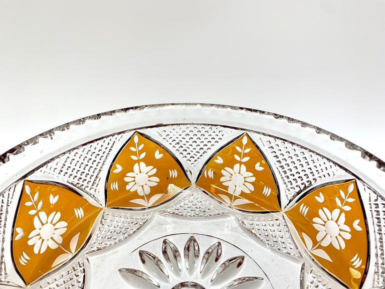 Crystal Bowl, Julia Glassworks, Poland, 1960s For Sale at 1stDibs