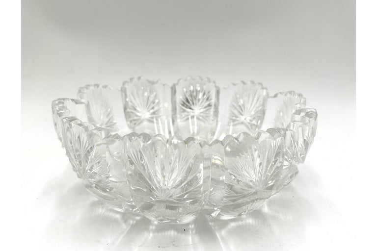 Crystal Bowl, Poland, 1960s For Sale at 1stDibs