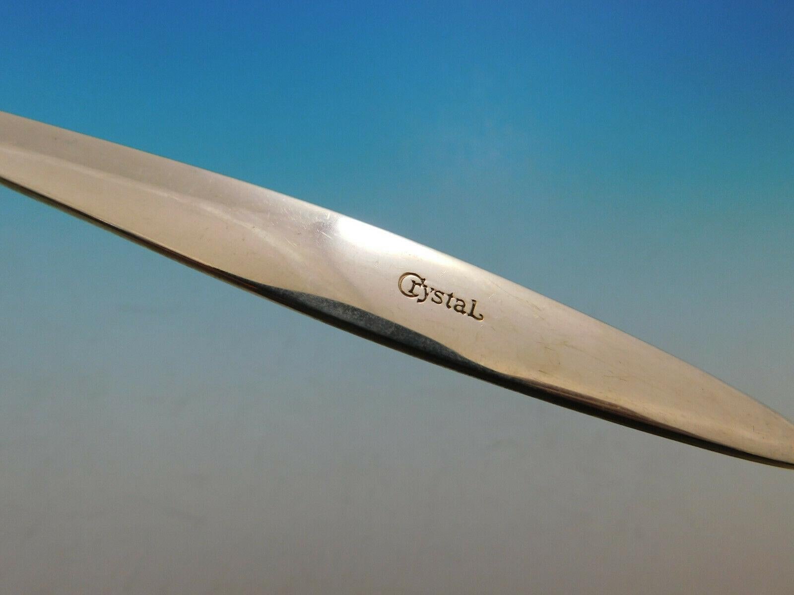 Crystal by International Sterling Silver Flatware Set 12 Service 62 ...