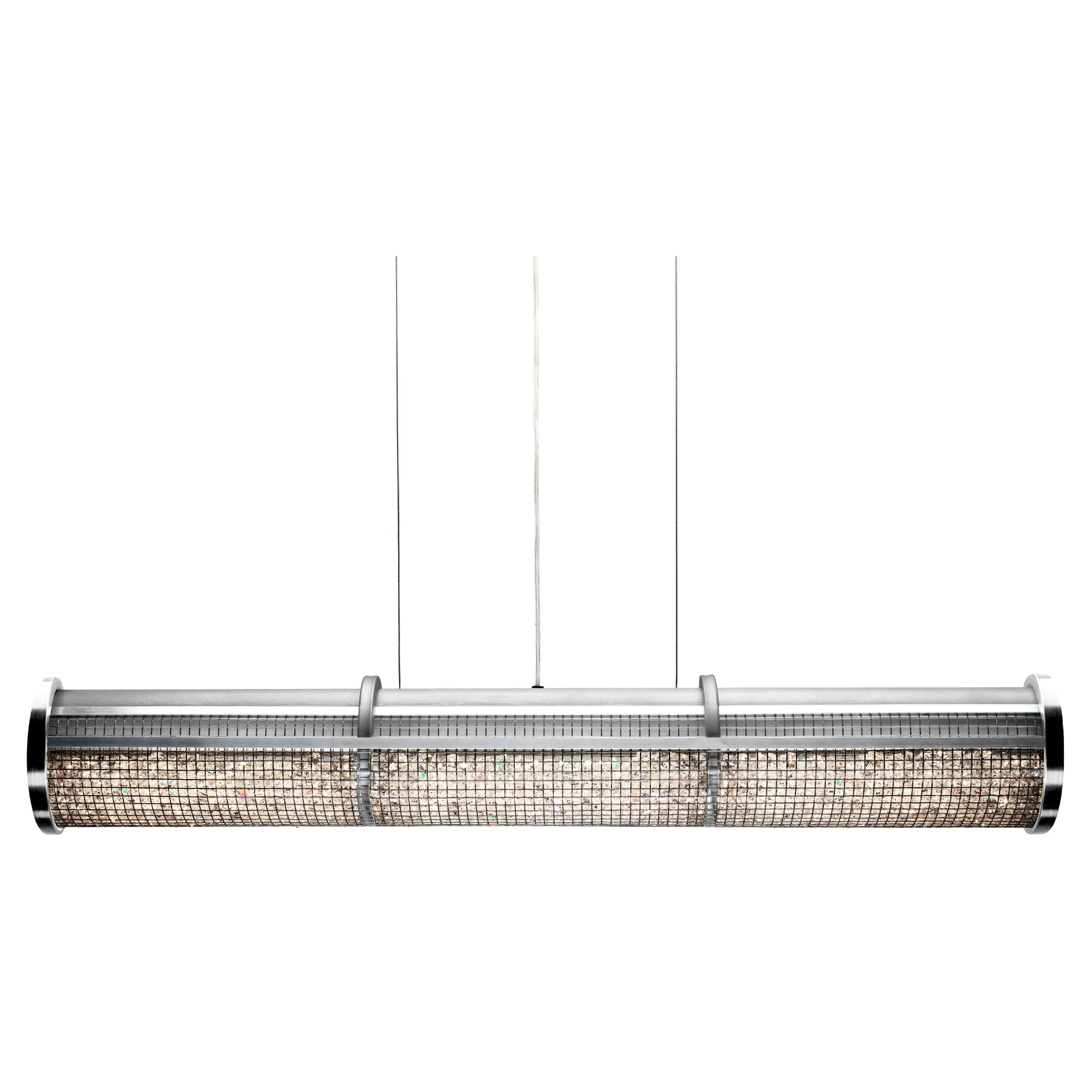 Late Century Aluminium Flame Proof Isolator Strip light, Cage, Glass ...